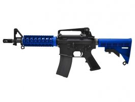 WE M4 CQB-R Gas Blowback Rifle (R002 - Blue)