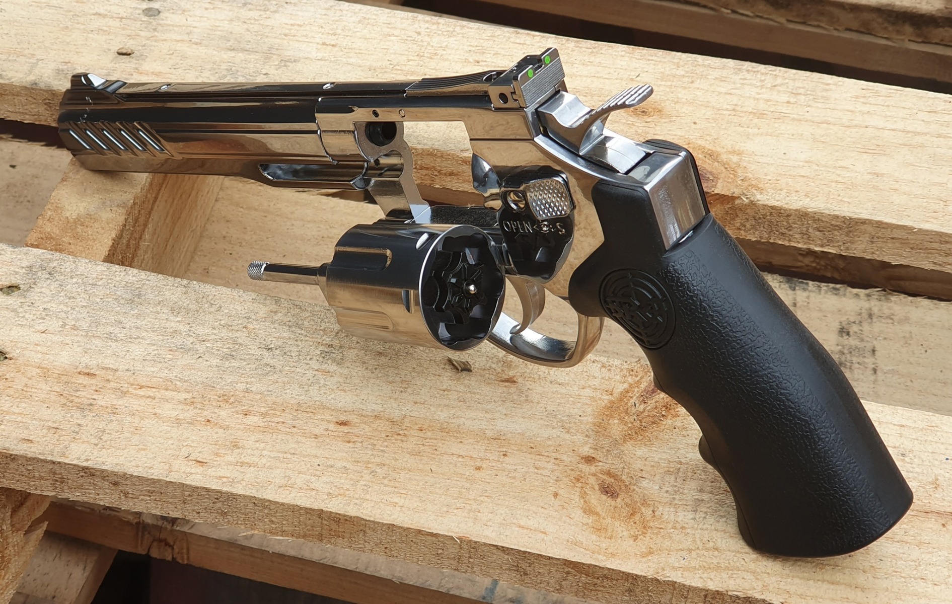 SRC - Revolvers in Three Sizes (Black and Silver)